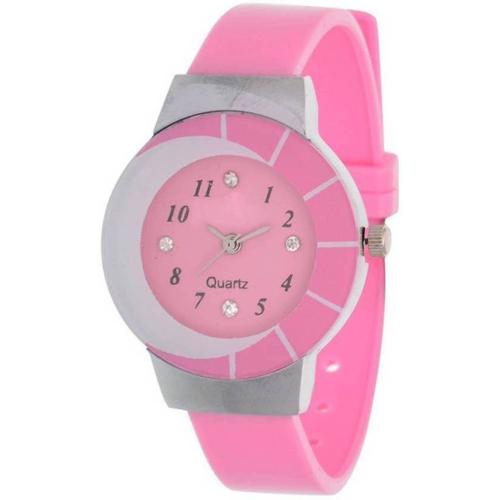Buy LYONORA Wrist Watch Pink Dial Pink Strap Analog Watch for Girls ...