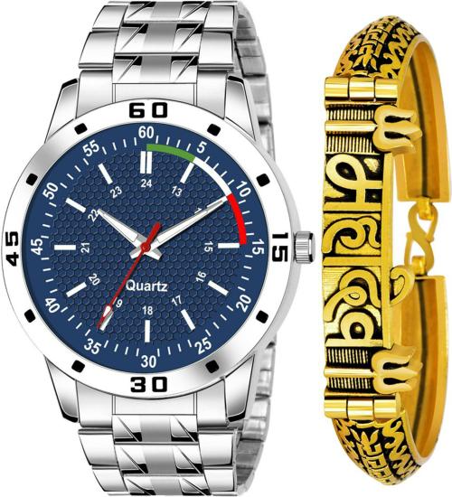 Buy Crab Analog Multicolor Dial Silver Strap Watch With Bracelet For ...