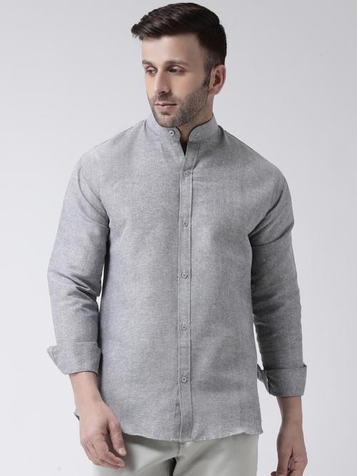Buy RIAG MEN'S CHINESE COLLAR FULL SLEEVES SHIRT Online at Best Prices in India - JioMart.