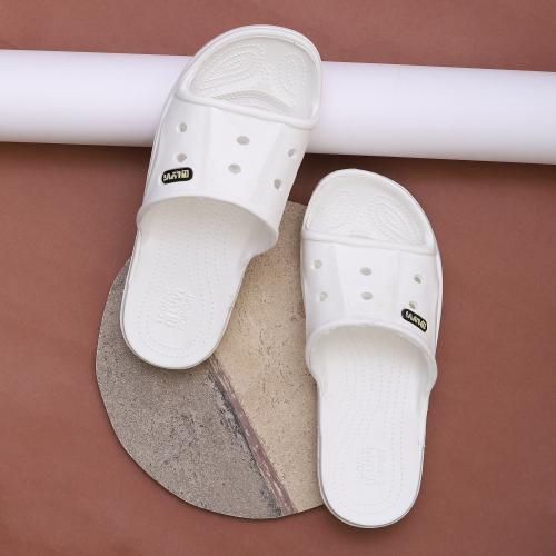 Buy LYVI Waterproof White Slides for Men Online at Best Prices in India ...