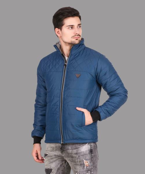 Buy Christy World Men Blue Casual Jacket Online at Best Prices in India ...