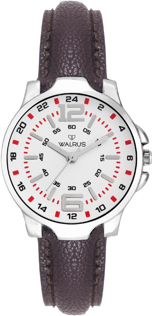 Buy Walrus Analog White Dial Brown Strap Watch For Women Online at Best ...