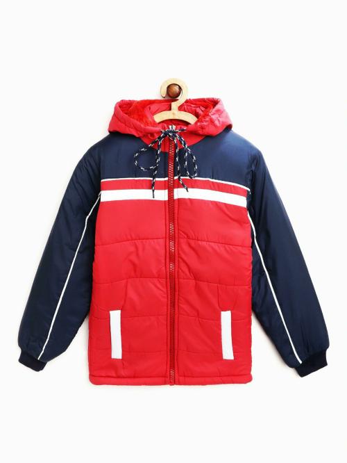 Buy AD & AV Boys Dark Red Colorblock Nylon Jacket Online at Best Prices in India - JioMart.
