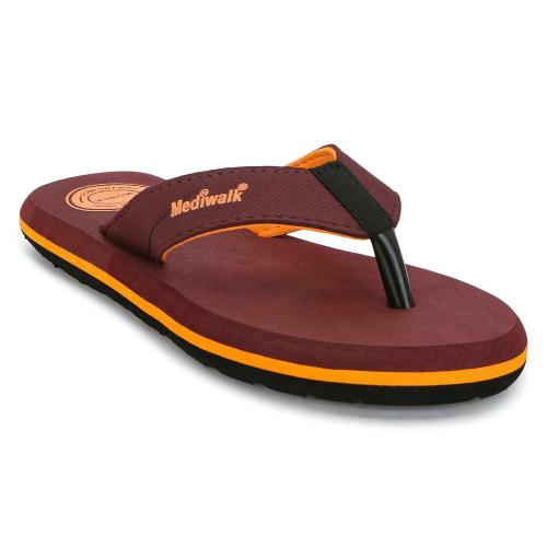 Buy Mediwalk's EVA|Premium|Comfort Maroon Slippers/Flipflops for women ...