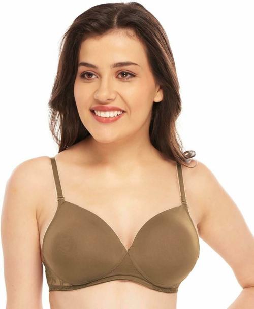 Buy Lovable Women Girls Non-Padded Micro Fabric Seamless Non-Wired Full Coverage Everyday Use T ...