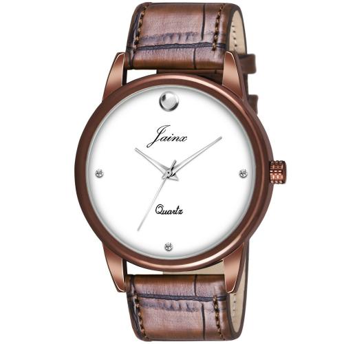 Buy Jainx JM7128 Copper White Dial Analog Watch - For Men Online at ...