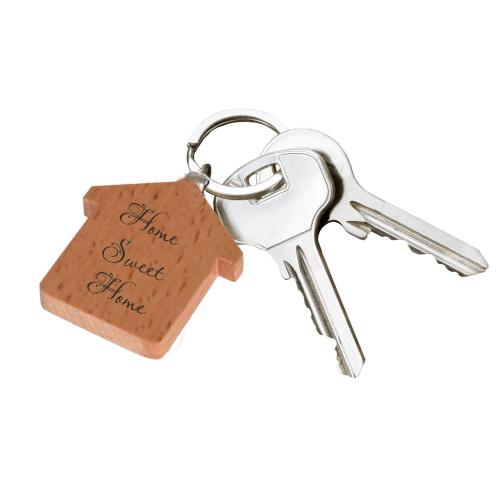 Buy Giftana Home Sweet Home Keychain for Men and Women/ Wooden House ...