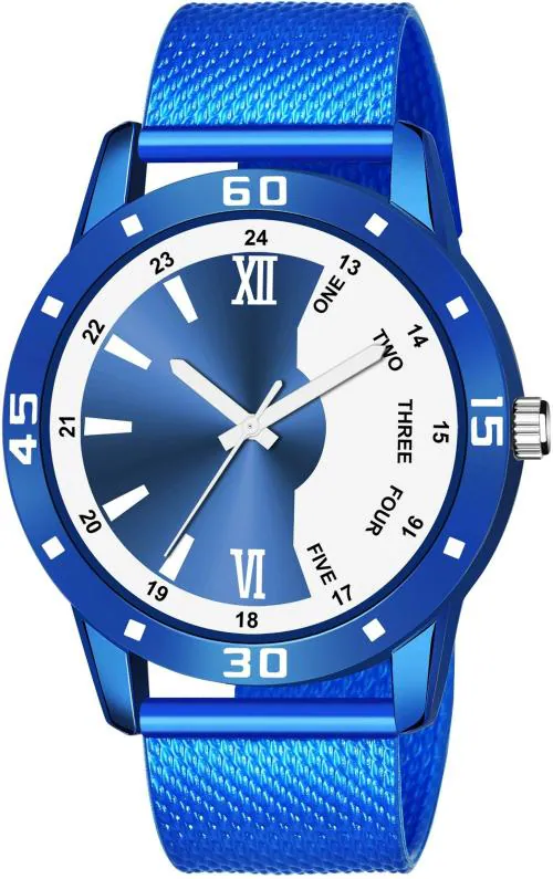 Buy Crab Analog Multicolor Dial Blue Strap Watch For Men Online at Best ...