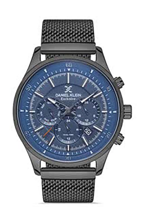 Buy Daniel Klein Analog Blue Dial Gray Strap Watch for Men (DK.1.13275 ...