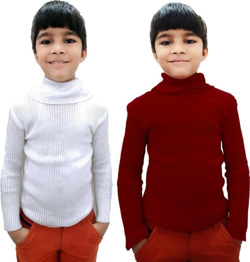 Buy AD & AV Wool BlendCasualBoysRound Neck Sweater Online at Best ...