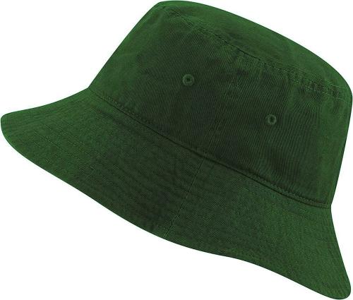 Buy ZIPPER-G Unisex Dark Green Cotton Bucket Hat (Free Size) Online at ...