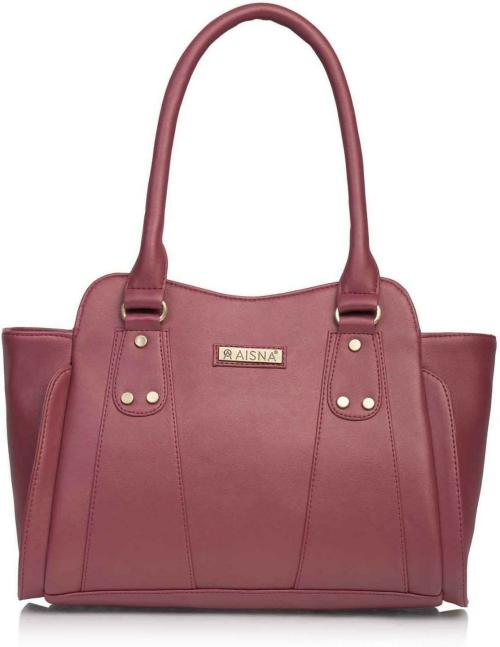 Buy Dragstar Women Maroon Polyurethane Handbag Online at Best Prices in ...