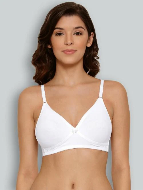 Buy Lyra Women's Cotton Non Padded White Bra Online at Best Prices in India - JioMart.