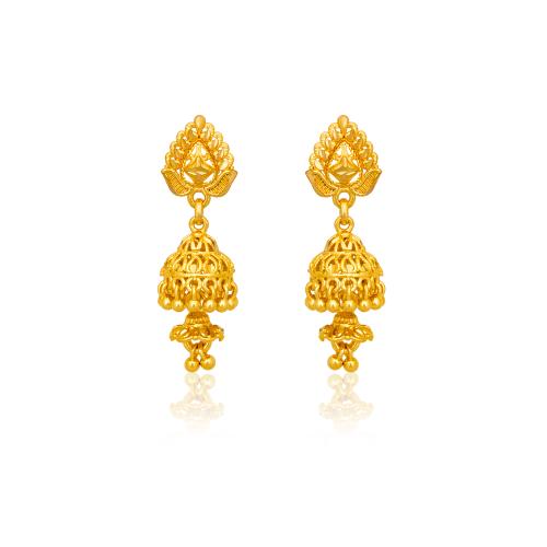 Buy arch fashion Traditional Gold Platted Premium Collection Jumkhi Earrings ERG1984 Online at ...