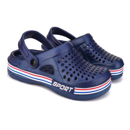 Buy Bersache Comfortable Stylish fashionable Clog Sliders For Men (Blue ...