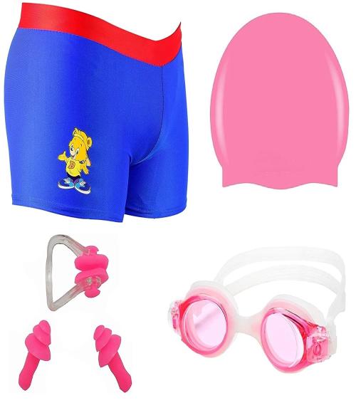 Buy JMT Wear Swimming Kit for Boys Kids & Men (14-15 years Pink) Online ...