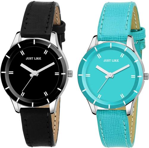 Buy Just Like Analog Wrist Combo Watches for Girls Pack of 2 (Black and ...