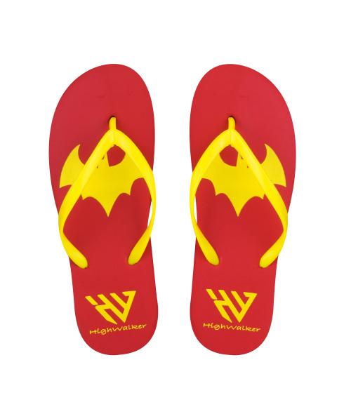 Buy HighWalker Women's Red Flip Flops Online at Best Prices in India ...