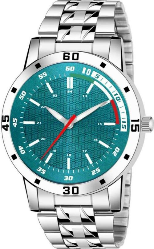 Buy Bolun Analog Green Dial Silver Strap Watch For Men Online at Best ...