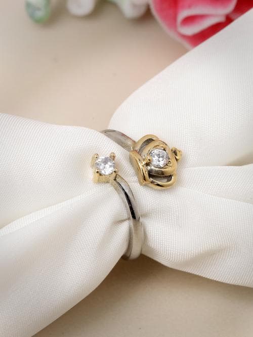 Buy Scintillare by Sukkhi Attractive Rhodium Plated With American Diamond Stones Studded Queen ...