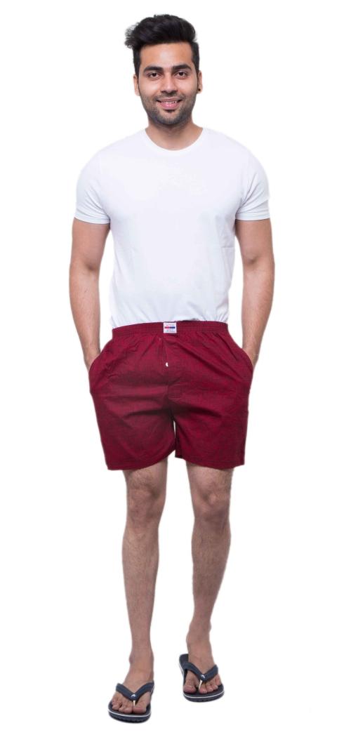 Buy KRV Cotton boxer shorts for Men,Comfortable Regular fit Boxer ...
