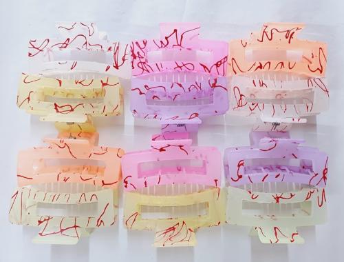 Buy THE MAXIM Trending Colorful Hair Clutcher Hair Claw (Multicolor ...