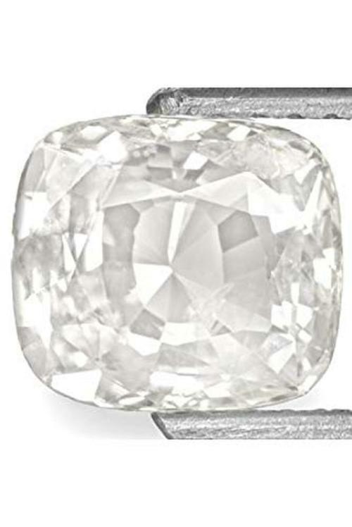 Buy Retrend Design 7.50 Carat Non Precious White Sapphire Gemstone ...