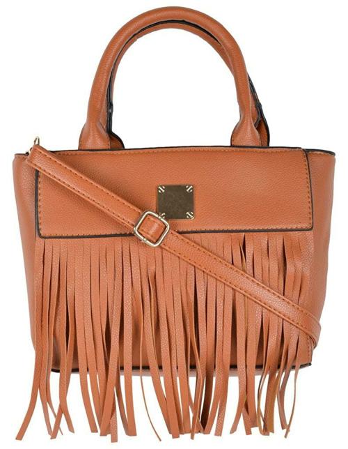 Buy KLEIO Brown Polyurethane (PU) HandBag For Women (ESR200011KL-BR ...