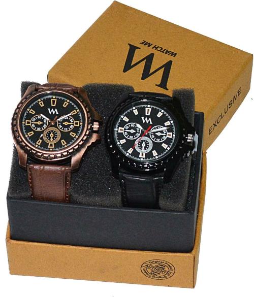 Buy WM Analog Multicolor Dial Multicolor Strap Watch for Men (AWC-001 ...