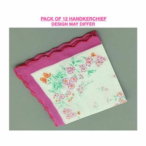 Buy BADLOOK LADIES & GIRLS COTTON HANKY WITH BEAUTIFULL FLOWER PRINT ...