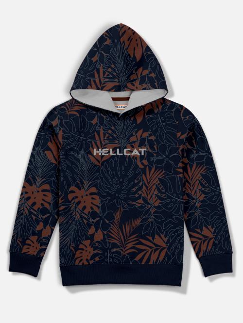 Buy HELLCAT Boys Navy Fleece Printed Single Sweatshirts Online at Best ...