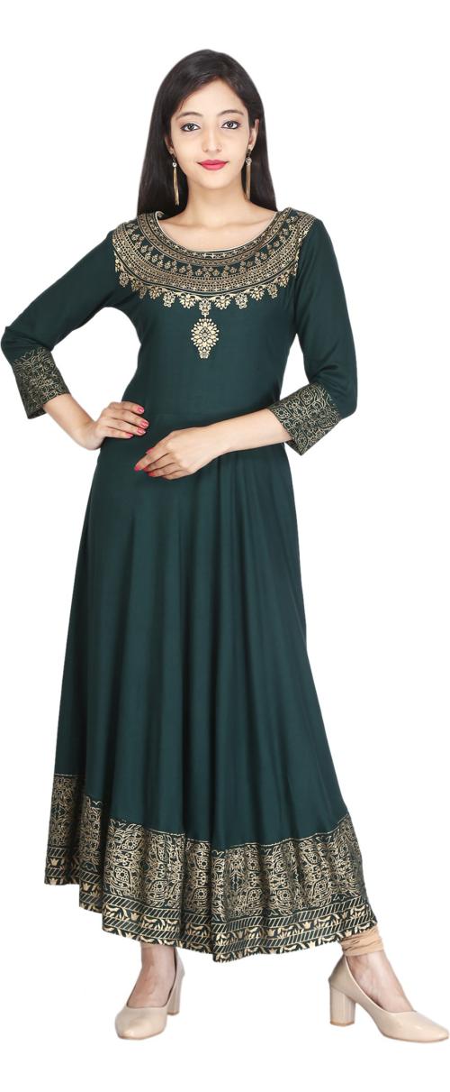 Buy RA Creation Women Black Foil Print Viscose Rayon Kurta Online at Best Prices in India - JioMart.