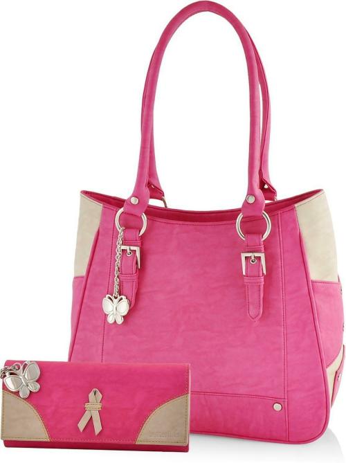 Buy Butterflies Pink PU Magnetic Snap Handbag Online at Best Prices in ...