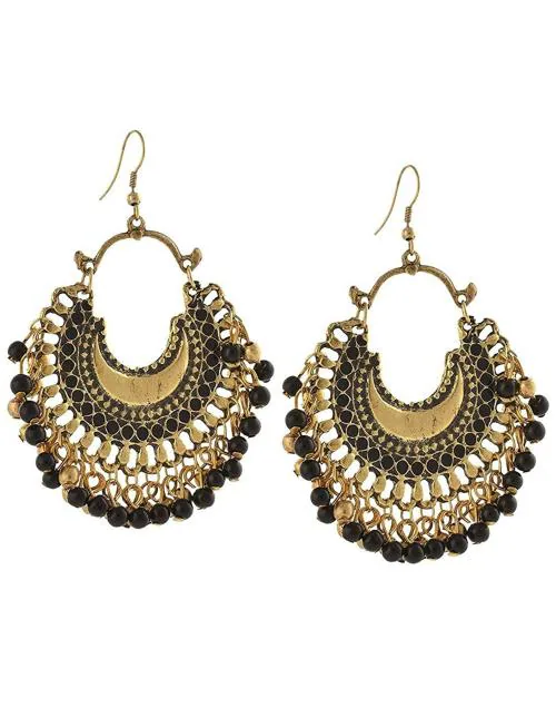 Buy karatcart Metal Afghani Tribal Oxidised German Silver Beaded ...