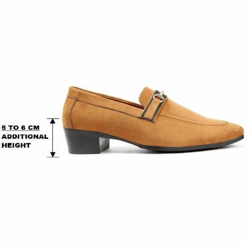 Buy Golden Lion Height Increasing Loafer Shoes, Men's Suede Casual ...