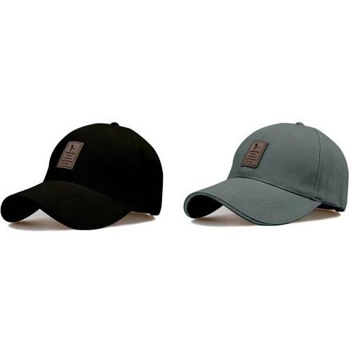 Buy ALAMOS Black and Grey Ediko Cotton (Pack of 2) Online at Best ...