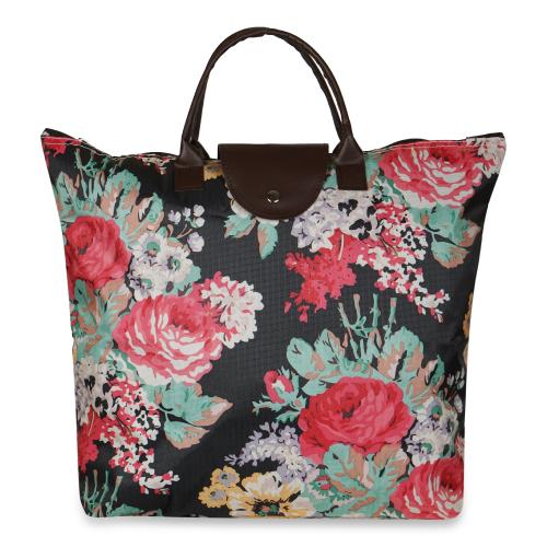 Buy NFI essentials Small Fold Up Shopping Bag Foldable Shopping Handbag ...