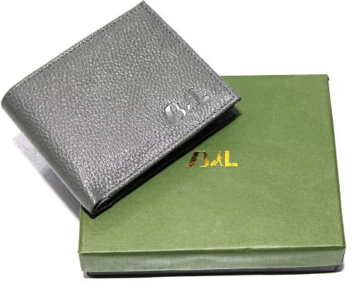 Buy Abil Men Grey Genuine Leather 5-Card Slots Wallet Online at Best ...