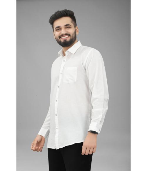 Buy FILOSE JEANS Mens Wear Pure Cotton White Color Shirt Online at Best ...