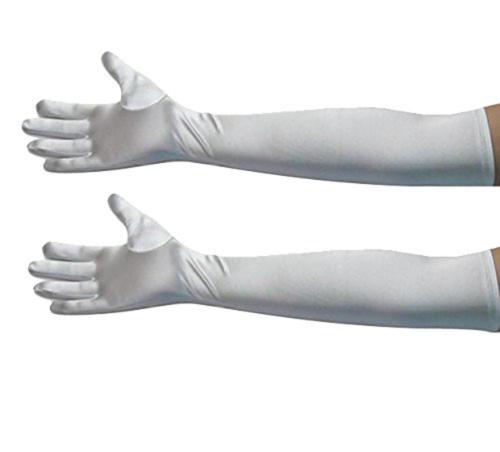 Buy Cotson Unisex White Full Hand Summer Gloves For Protection From Sun ...