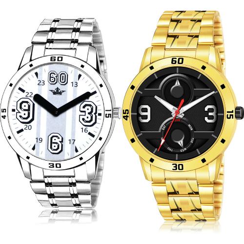 Buy TIMENTER New Model Lionel Messi And Gold Chain Silver And Gold ...