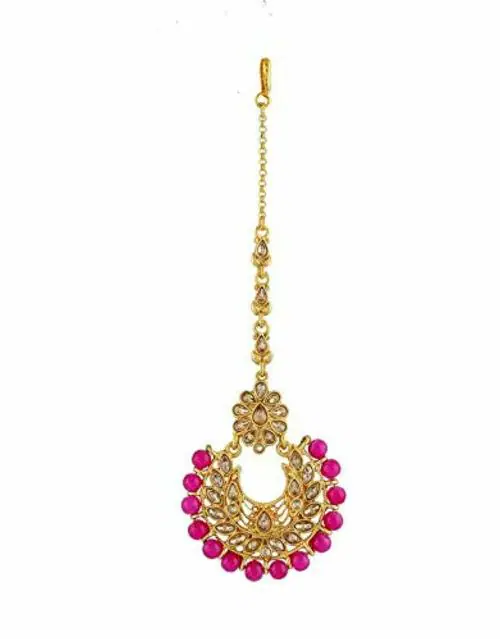 Buy Anuradha Art Jewellery Women Gold Plated Metal Sparkling Stone ...