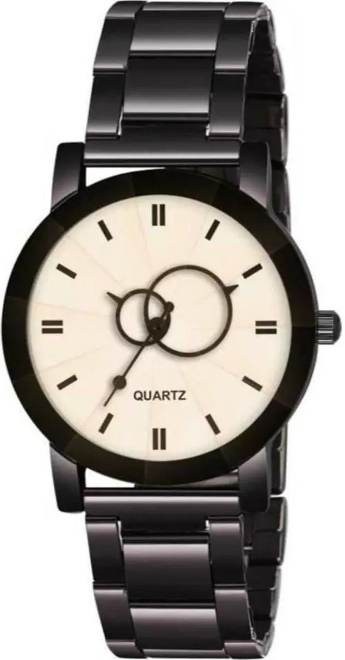 Buy Bolun Analog White Dial Black Strap Watch For Women Online at Best ...