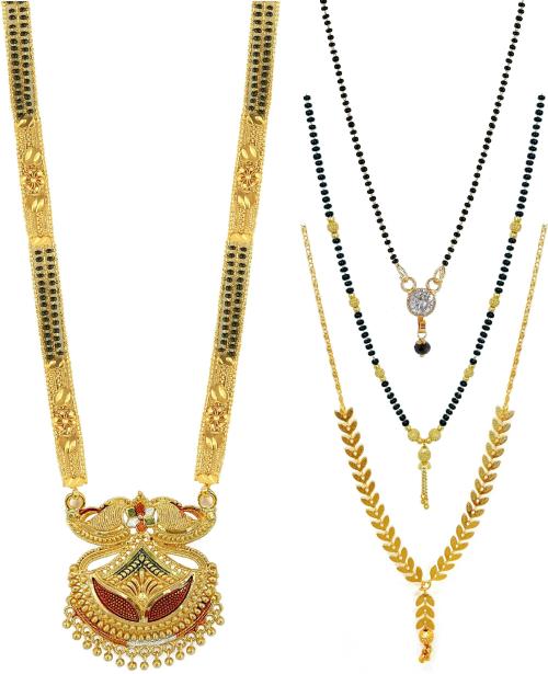 Buy Brado Jewellery Gold Plated Brass Gold Chain Tanmaniya for Women ...