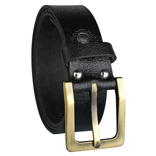 Buy URBAN ALFAMI Genuine Leather Belt for Men | GRBK 02 | Black Online at Best Prices in India ...