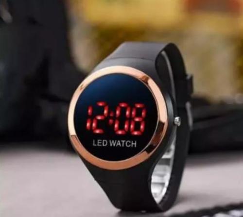 Buy MVS Red Round Dial Latest LED Digital Watch For Boys & Girls Online ...