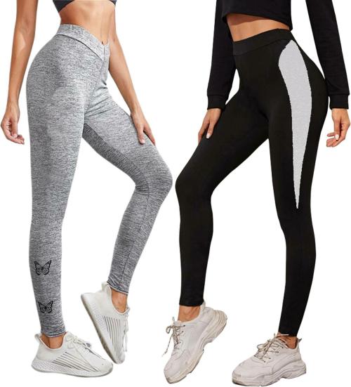 Buy ALISBA Women Multicolor Solid Lycra Blend High Rise Jeggings (XXL ...