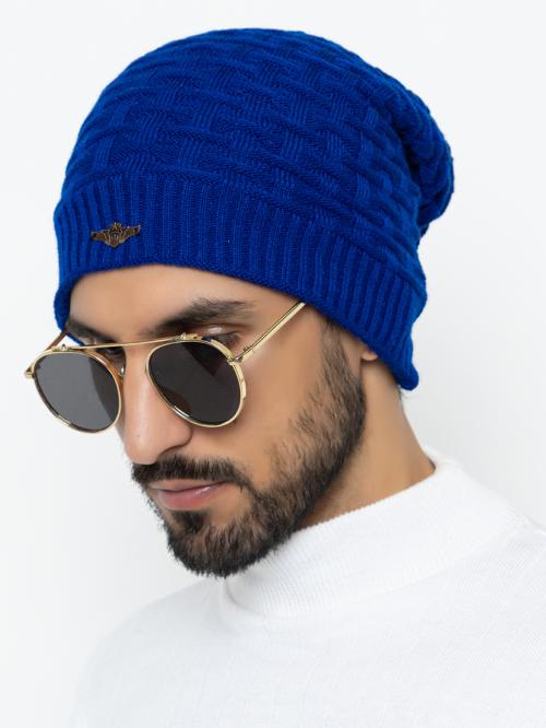 Buy AMOLDO Self Design Beanie Cap Online at Best Prices in India - JioMart.