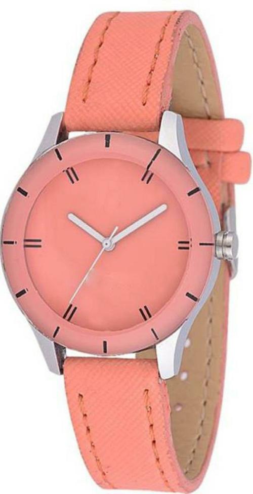 Buy HRV Peach Dial Peach Strap Analog Watch For Women Online at Best ...