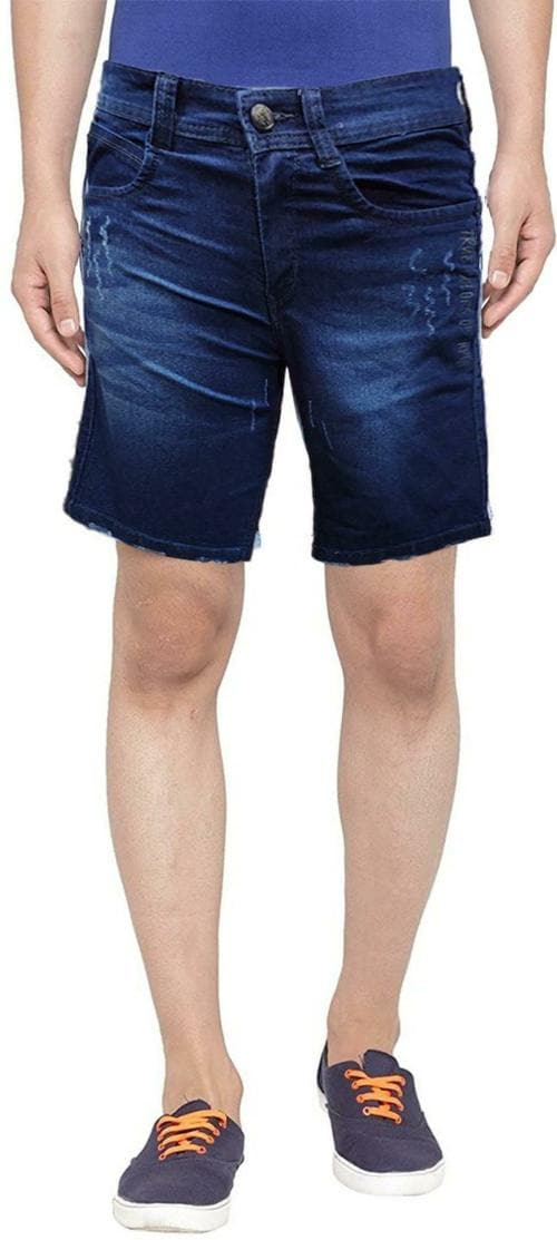 Buy CEFALU MENS Blue Denim Shorts Online at Best Prices in India - JioMart.